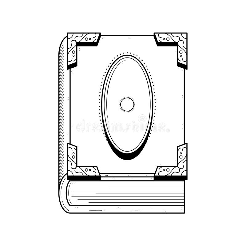 Abstract Black Simple Line Book Doodle Outline Element Vector Design ...