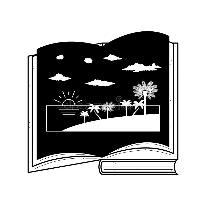 Abstract Black Simple Line Book Doodle Outline Element Vector Design ...