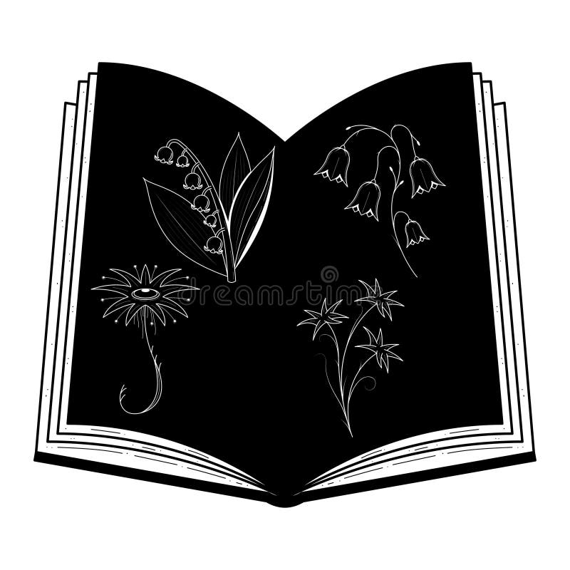 Abstract Black Simple Line Book Doodle Outline Element Vector Design ...