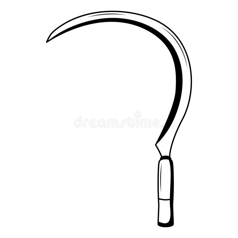 Abstract Simple Line Work Sickle Building Engineering Tools Instrument ...