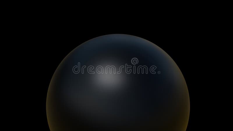 Abstract black sphere stock illustration. Illustration of rendering ...