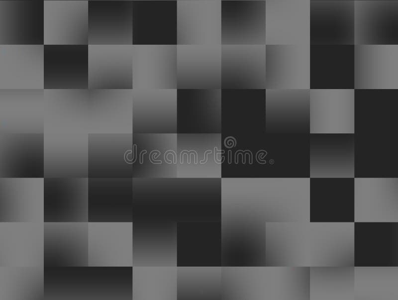 Abstract Black Squares Background Stock Illustration - Illustration of ...
