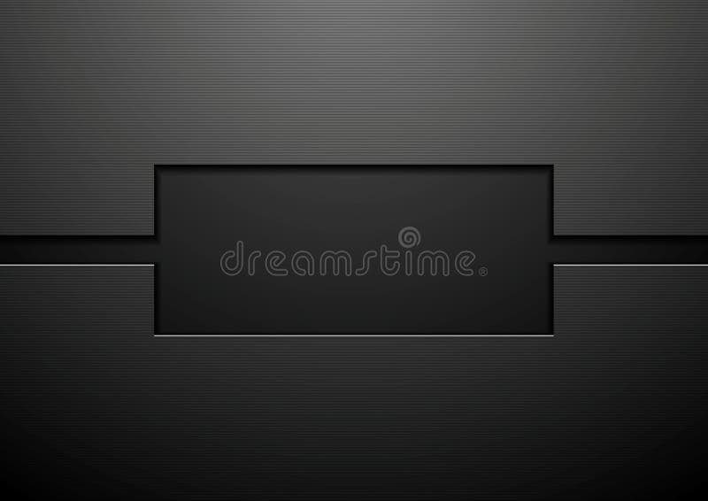 Abstract Black Technology Concept Vector Design Stock Vector ...