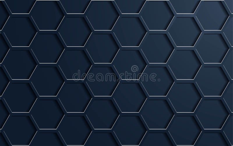 Abstract Black Texture Background Hexagon New Stock Vector ...