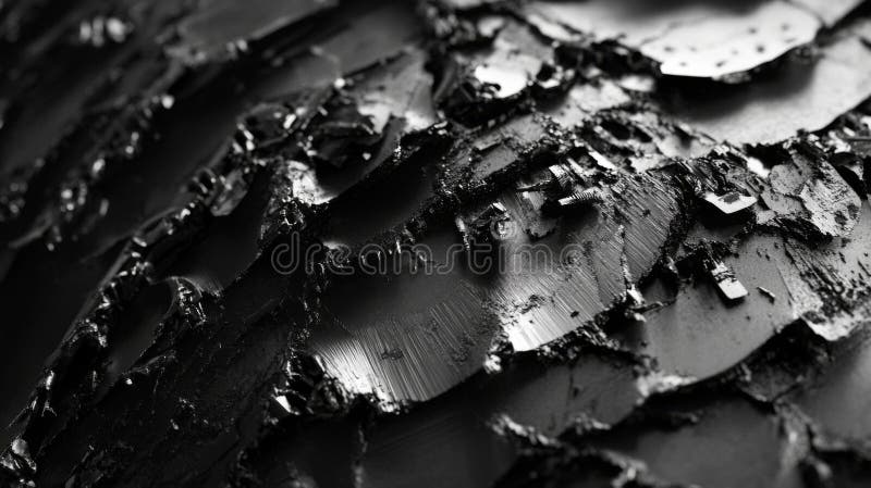 Abstract Black Texture Surface Showing Broken Fragments Stock ...