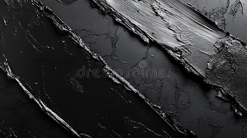 Abstract Black Textured Background with Thick Paint Strokes and Subtle ...