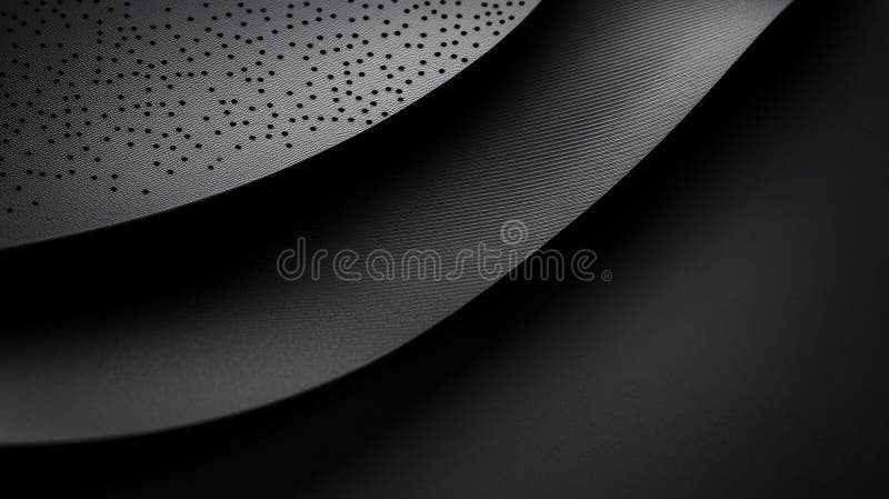 Abstract Black Textured Layers Design Stock Illustration - Illustration ...