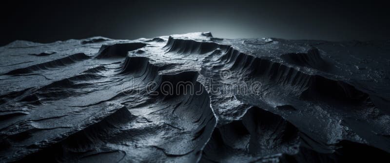 Abstract Black Textured Surface with Dramatic Light and Shadow Effects ...