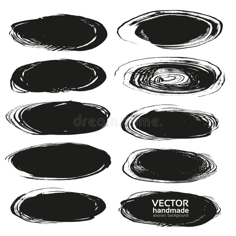 Brush Oval Stroke Stock Illustrations – 1,777 Brush Oval Stroke Stock ...