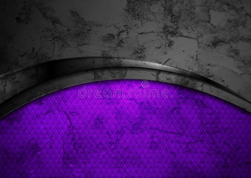 Abstract Black and Violet Grunge Corporate Wavy Background Stock Vector ...