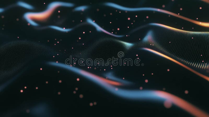 Abstract Black Wall Texture with Subtle Highlights and Light Particles ...