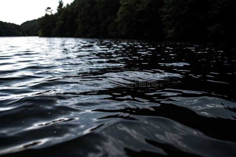 Abstract Black Water Surface Stock Illustration - Illustration of ...