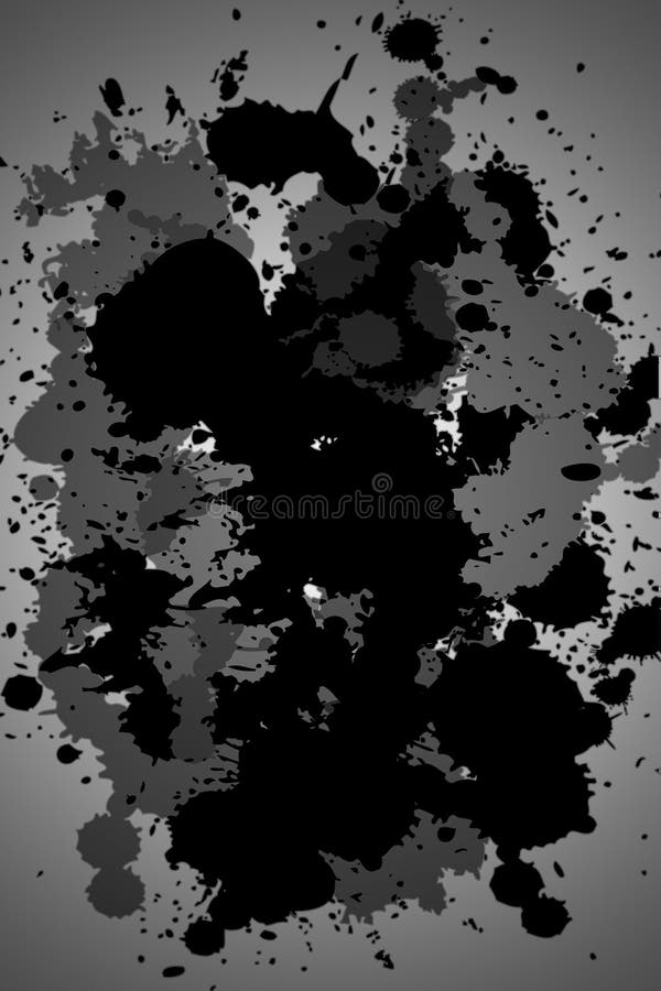 Abstract Black Watercolor Paint Splash Background. Black Watercolor ...