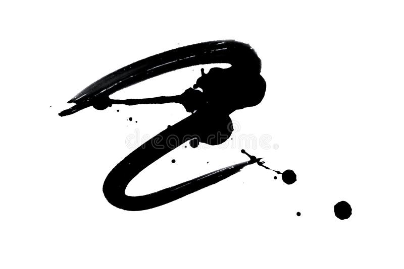 Abstract Black Watercolor Paint Splash Background. Black Watercolor ...