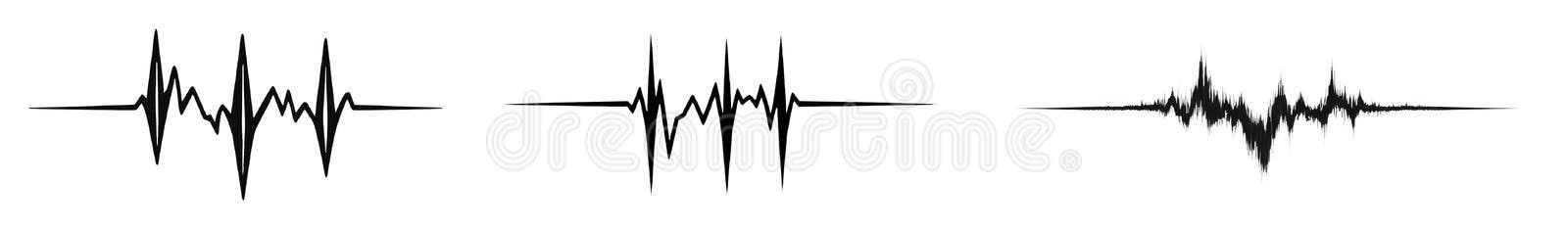 Black Waveforms Stock Illustrations – 1,058 Black Waveforms Stock ...