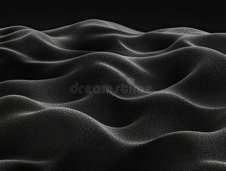 Abstract Black Waves Texture Stock Photo - Image of black, seamless ...