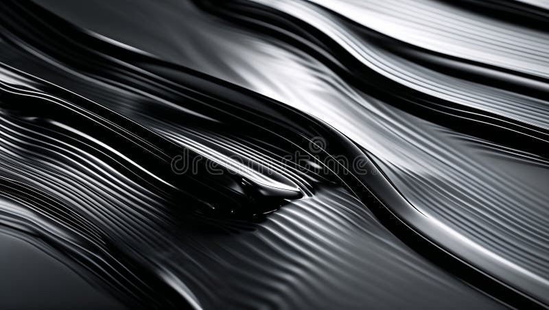 Abstract Black Wavy Lines Creating a Stylish and Modern Background ...