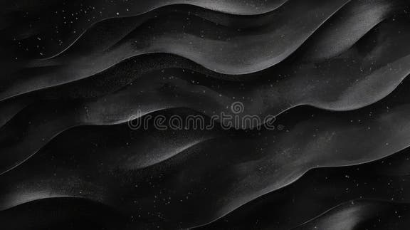 Abstract Black Wavy Pattern with White Specks Stock Illustration ...