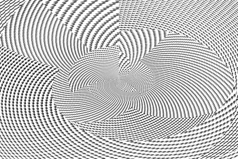 Abstract Black and White Background. Geometric Pattern with Visual ...