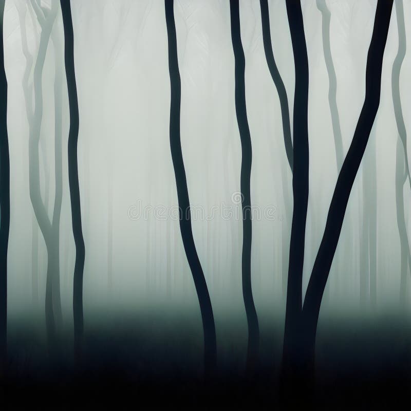 See the Forest through the Trees Stock Illustration - Illustration of ...