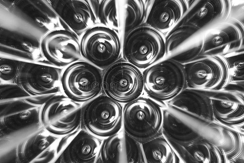 Abstract Black and White Camera Lens Kaleidoscope Effect Stock Image ...