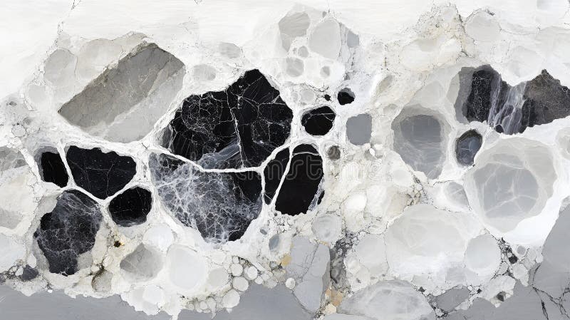 Abstract Black and White Cave Network Texture Good Resolution Stock ...