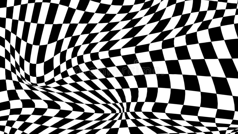 Abstract Black and White Checker Dynamic Motion Graphic Background ...