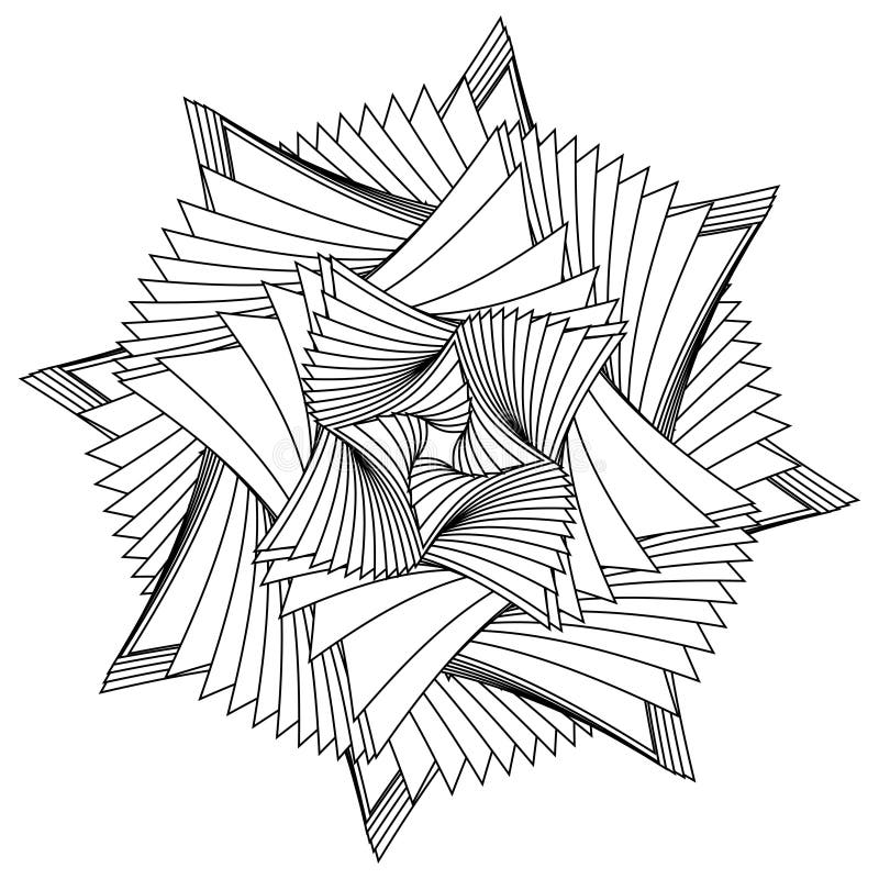 Abstract Black and White Circular Pattern. Geometric Pattern with ... Abstract Black and White Circular Pattern. Geometric Pattern with ...