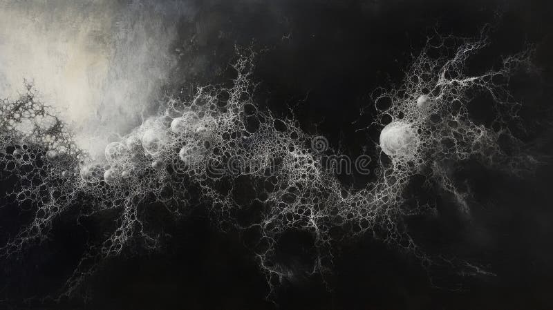 Abstract Black and White Cosmic Dust Texture Background Stock ...