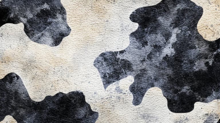 Abstract Black and White Cowhide Pattern Design for Creative Projects ...