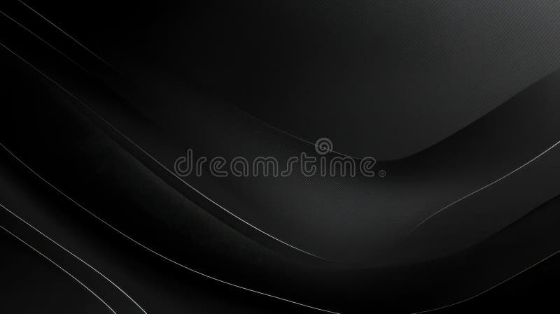 Abstract Black and White Curvy Lines with Minimalist Style, a Bold and ...