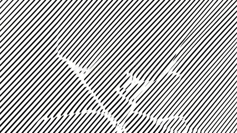Abstract Black and White Diagonal Line Texture Stock Illustration ...