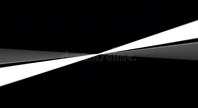 Abstract Black and White Diagonal Lines on Glossy Surface Stock ...