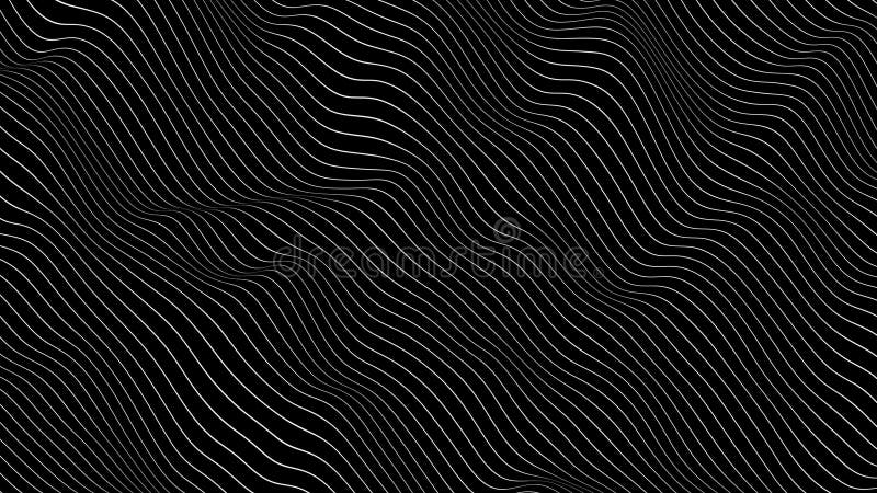Abstract Morphing Diagonal White Lines in Seamless Loop Stock Footage ...
