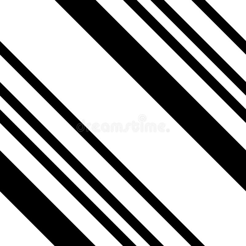 Black and White Diagonal Striped Seamless Pattern Stock Vector ...