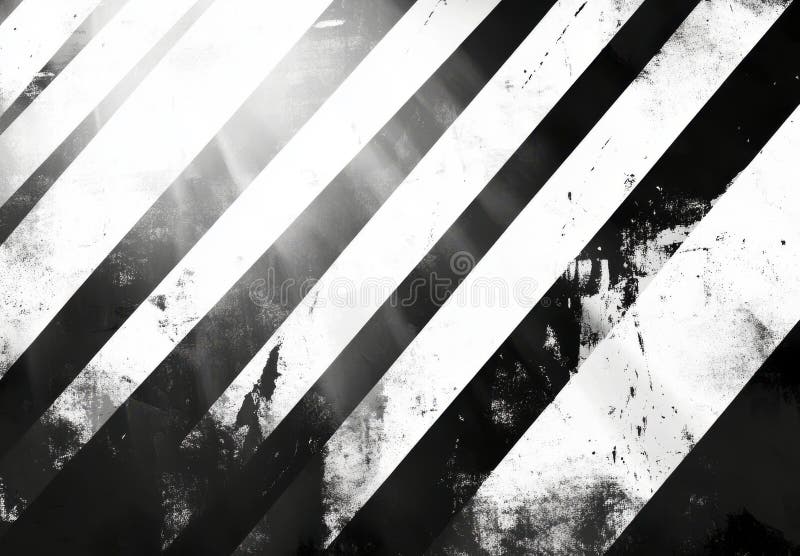Abstract Black and White Diagonal Stripes Grunge Texture Background ...