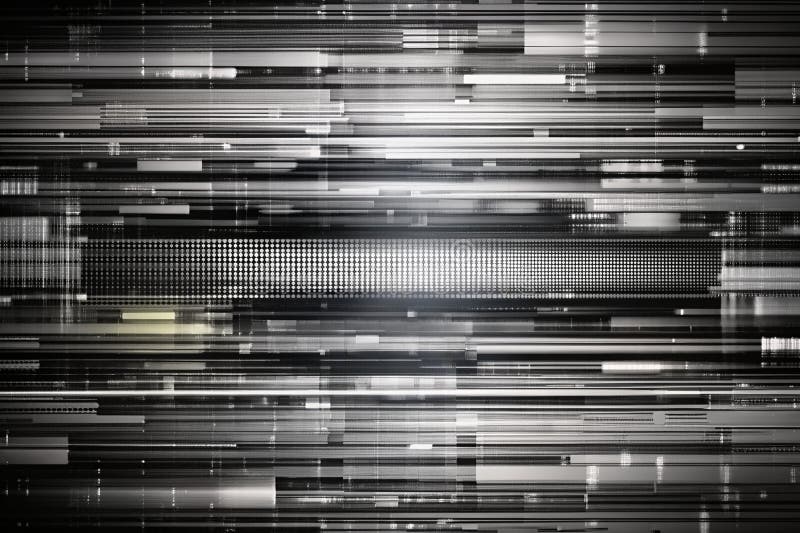 Abstract Black and White Distortion Glitch Texture Wallpaper AI-Created ...