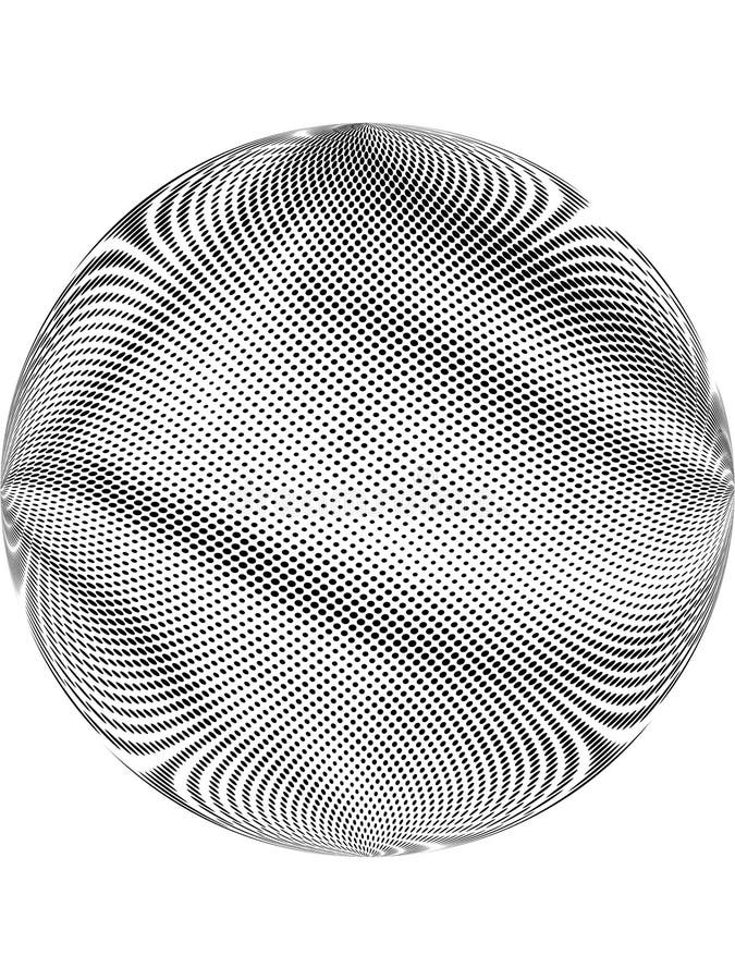 Dotted Sphere stock vector. Illustration of pattern, circle - 26923252