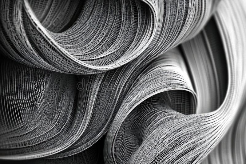 Abstract White Waves Study Light Texture Stock Photos - Free & Royalty ...