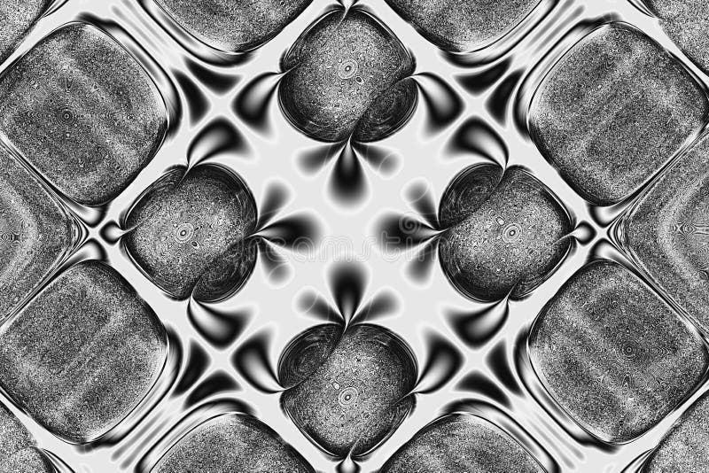 Abstract Black and White Geometric Background, Monochrome Illustration ... Abstract Black and White Geometric Background, Monochrome Illustration ...