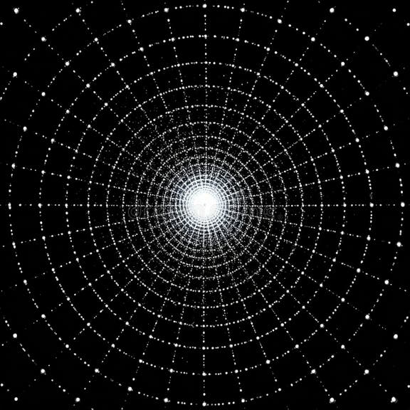 Abstract Black and White Geometric Light Grid Pattern Stock ...