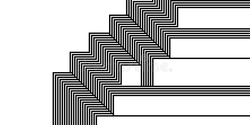 Abstract Black and White Geometric Lines. Background with Diagonal ...