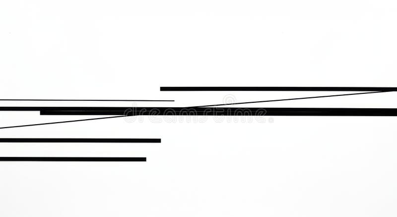 Abstract Black and White Geometric Lines Design Stock Illustration ...