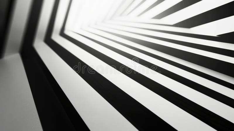 Abstract Black and White Geometric Pattern with Lines and Angles Stock ...