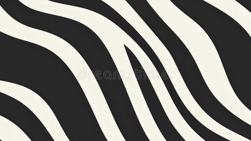 Abstract Black and White Geometric Waves Pattern Animation Video with ...