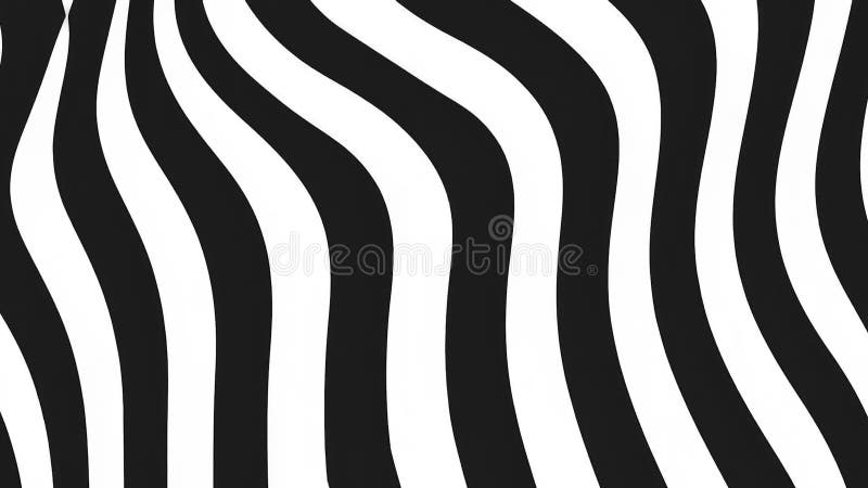 Abstract Black and White Geometric Waves Pattern Animation Video with ...