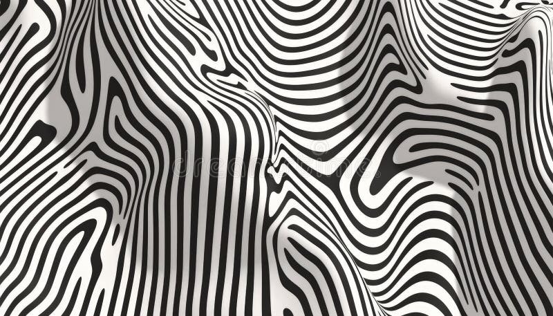 Ocean Wave Ripple Optical Illusion