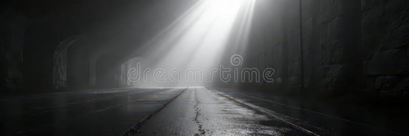 Abstract Black White Gradient, Dramatic Light Shadow Texture ...