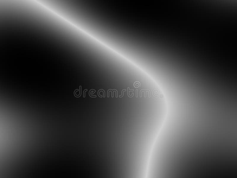 Abstract Black and White Gradient with Light Streak Stock Illustration ...