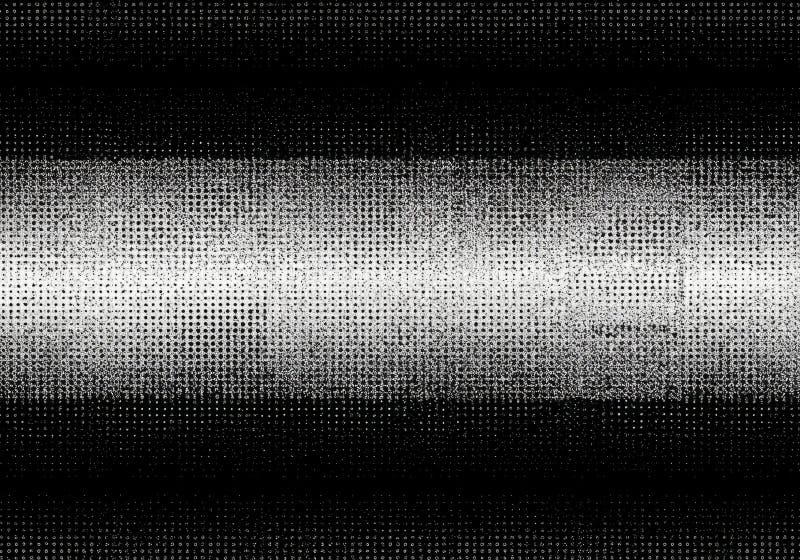 Abstract Black and White Grainy Pixelated Background Stock Illustration ...